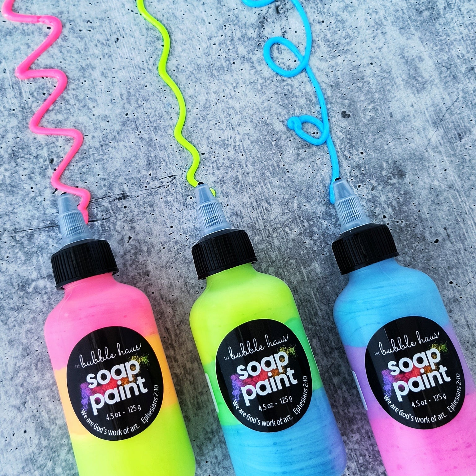 Soap Paint - Yellow/Green/Blue