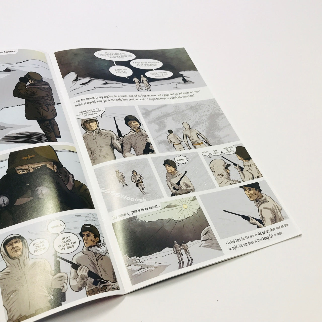 Saint Michael Above the 38th Parallel Gold Edition Comic Book