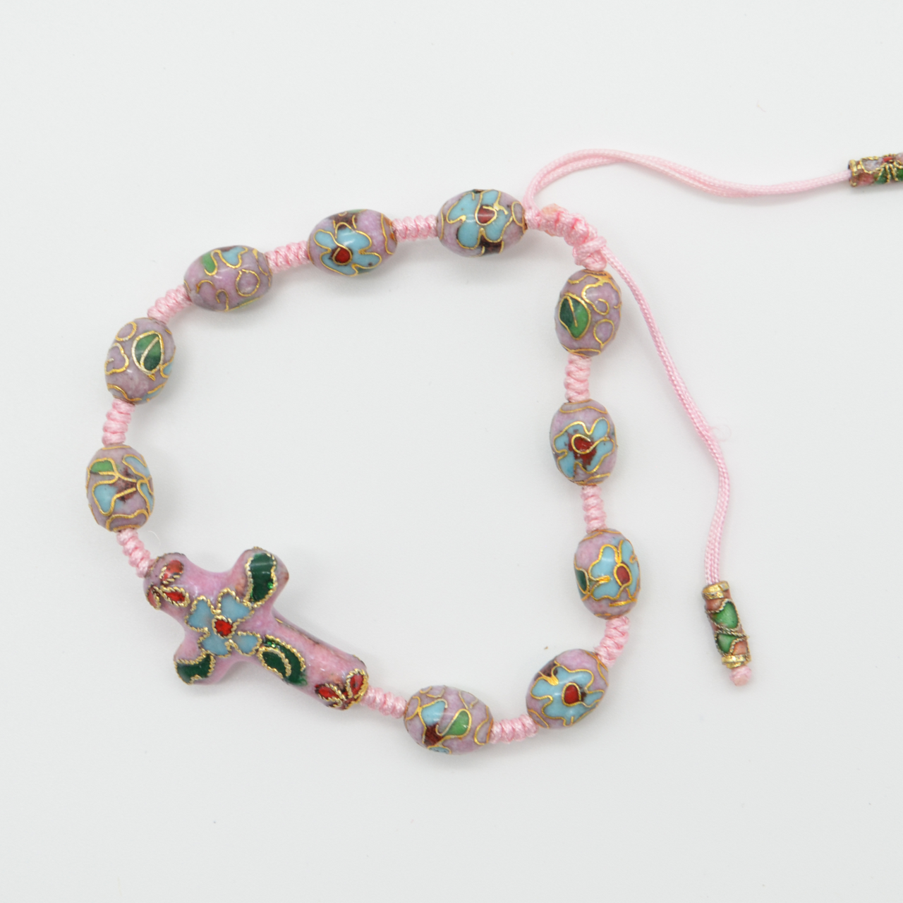 Pro-Life Cloisonné Rosary Bracelets