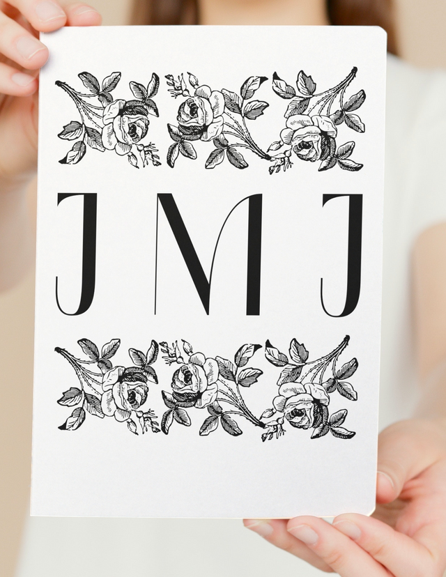 JMJ Physical Print - Catholic Wall Art